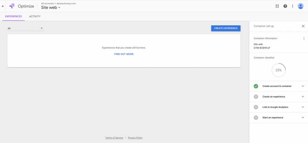 Google Optimize : L'outil gratuit pour faire des test A/B – daneau + truong
